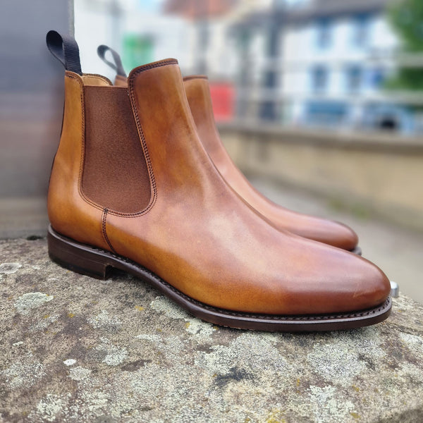 Berwick 303-K3 Chelsea Boot - Light Tan – The Shoe Healer