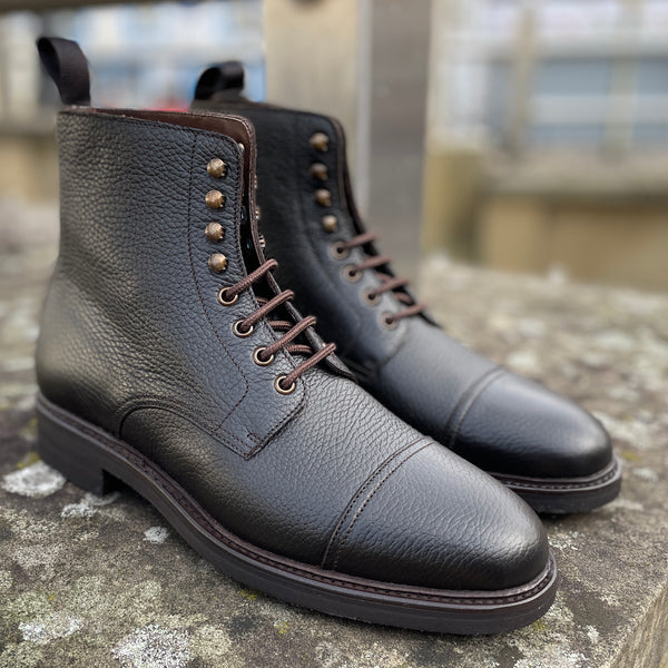 Berwick ‘Robert’ MTO Boot - Brown Grain – The Shoe Healer