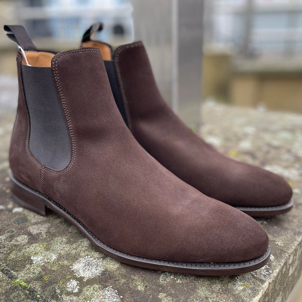 Berwick 303-K4 Chelsea Boot - Brown Suede – The Shoe Healer