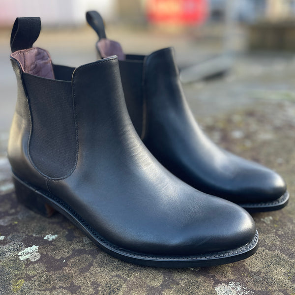 Barker Violet - Black Calf – The Shoe Healer